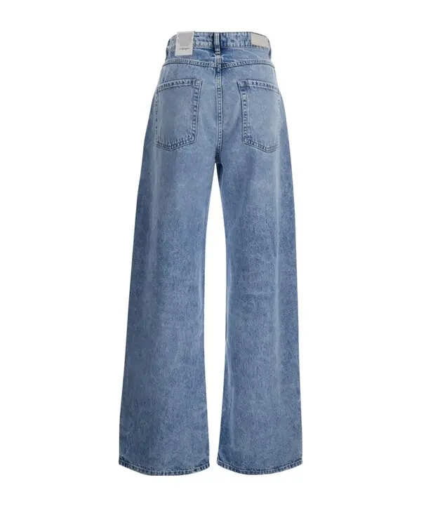 ICON DENIM LOS ANGELES Poppy High-rise Wide-leg Jeans
