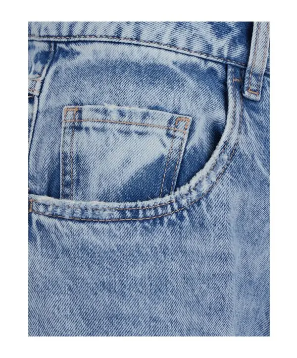 ICON DENIM LOS ANGELES Poppy High-rise Wide-leg Jeans