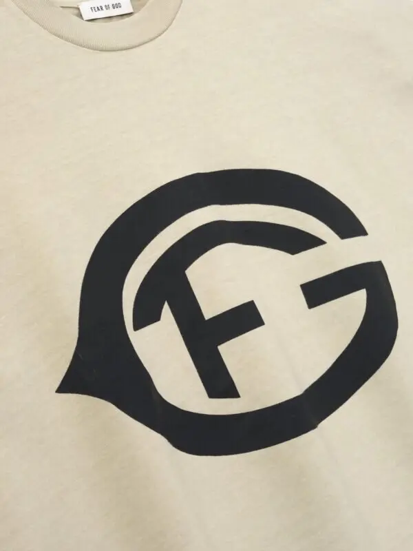 Fear Of God Short Sleeve Crewneck T-shirt - Nude