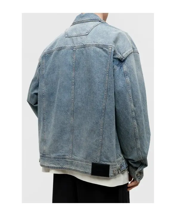 JUUN.J Long Sleeve Denim Jacket - Blue