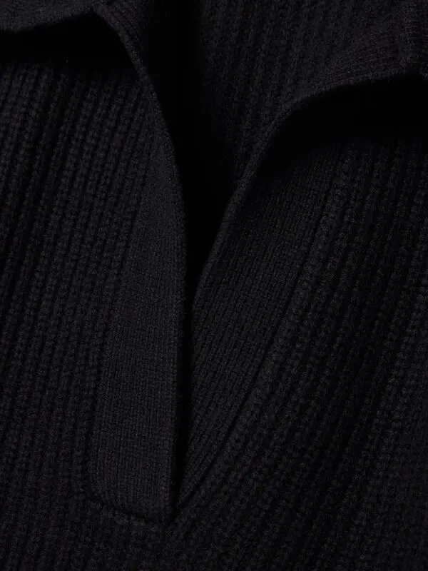 NILI LOTAN Tova Ribbed Long-sleeved Sweater