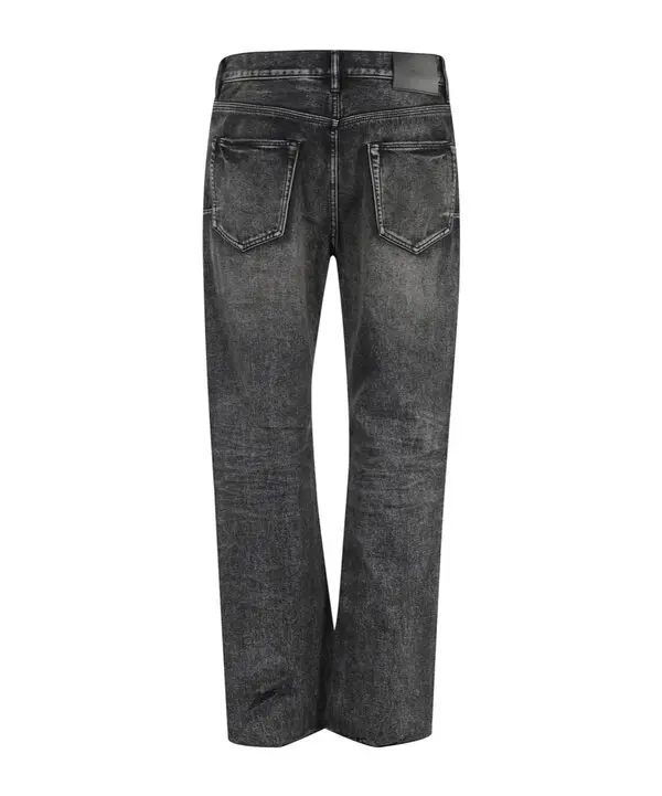 PURPLE BRAND Distressed Blowout Jeans - Black