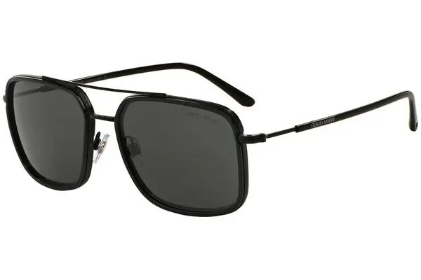 Giorgio Armani Logo Sunglasses - Black
