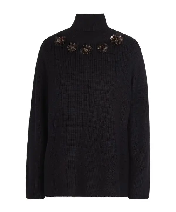 P.a.r.o.s.h Embellished Turtleneck Sweater