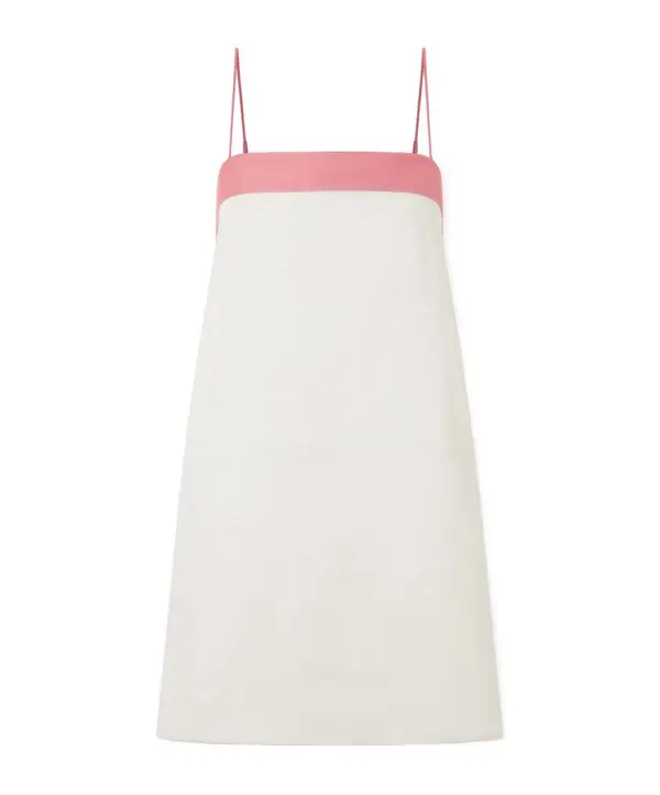 Staud Laura Mini Dress - White