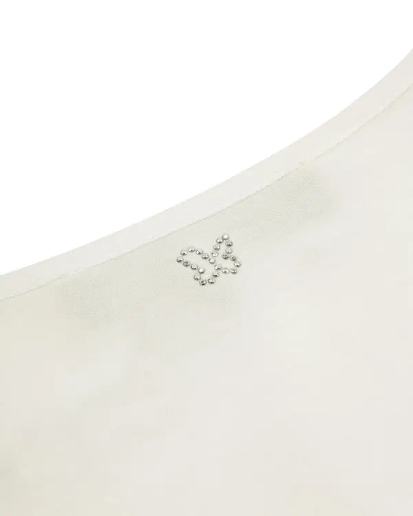 Max Mara Embellished Cotton T-shirt