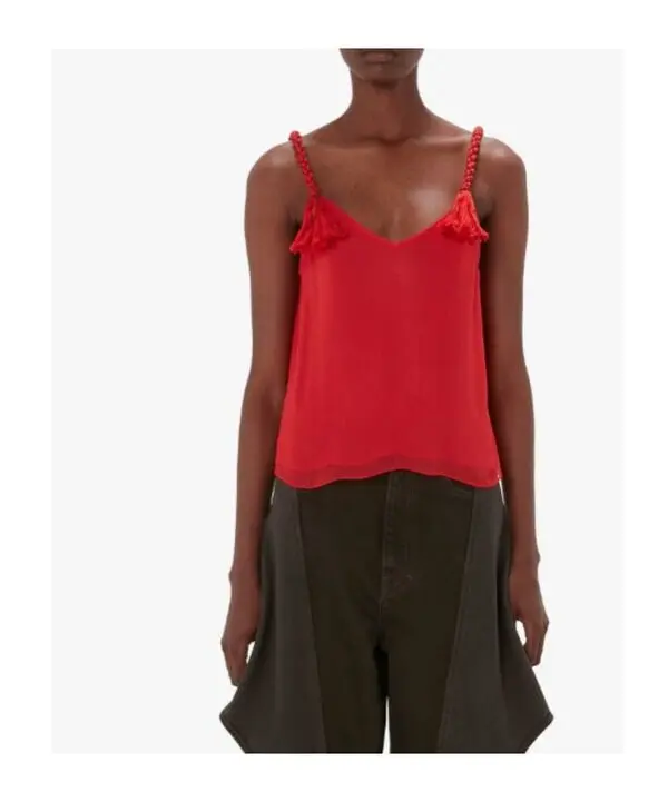 J.W.ANDERSON V-neck Tasseled Camisole