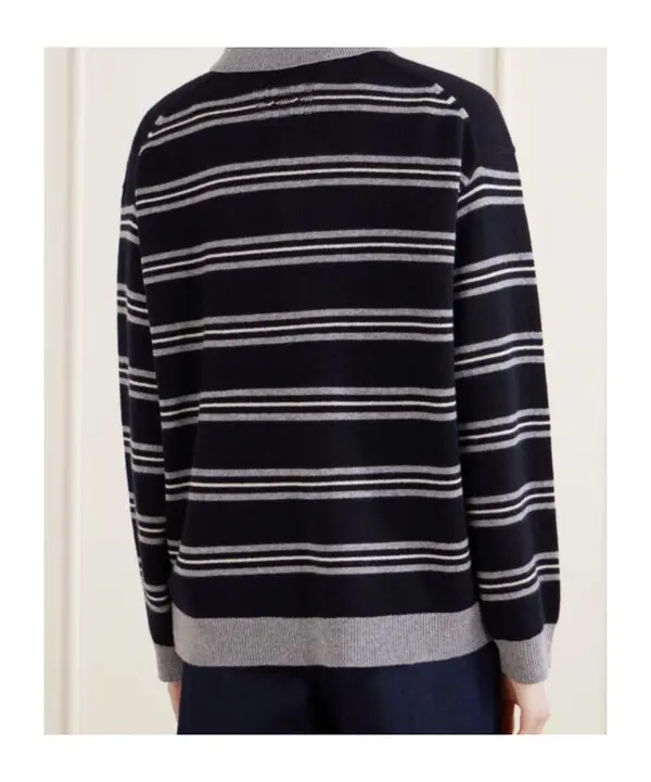 NILI LOTAN Striped Long Sleeve Sweater