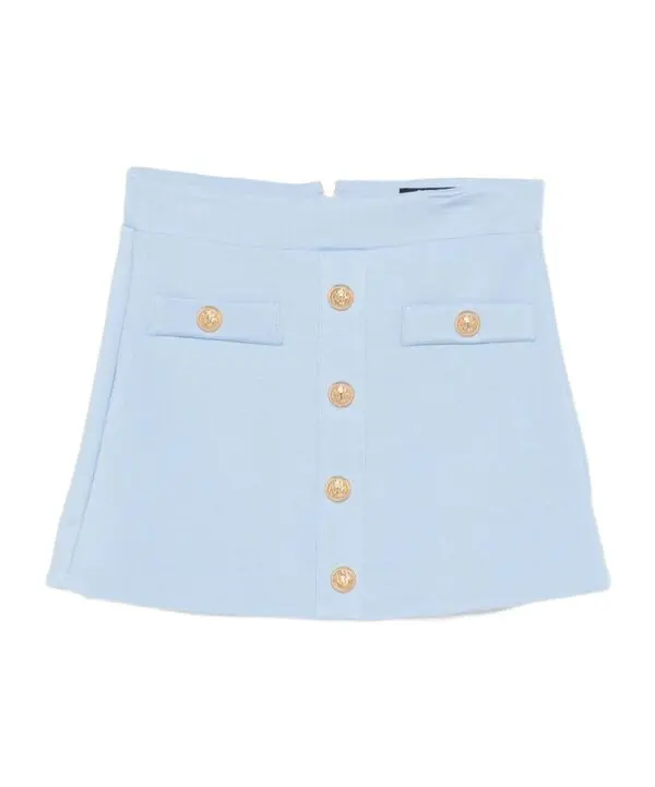 Balmain Button Pocket Mini Skirt