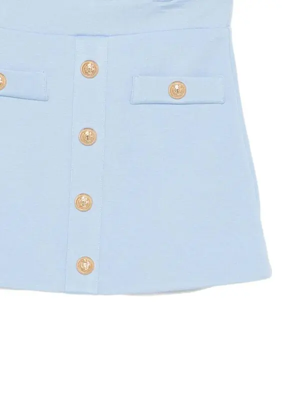 Balmain Button Pocket Mini Skirt