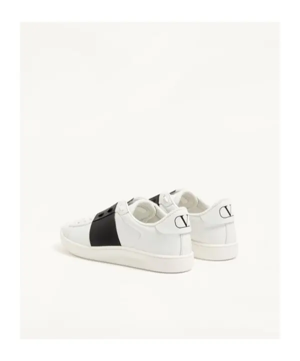 Valentino Garavani Open Royco Lace-up Sneakers - White/black
