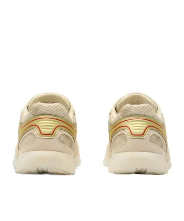 Burberry Matrix Mesh Lace-up Sneakers - Nude
