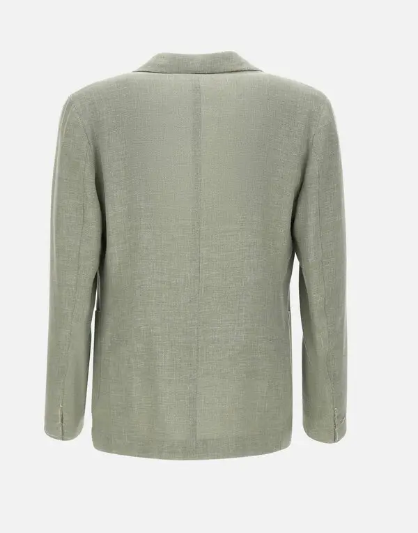 Eleventy Single-breasted Slim Blazer - Gray