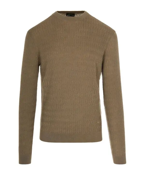 Emporio Armani Long-sleeved Sweater - Brown