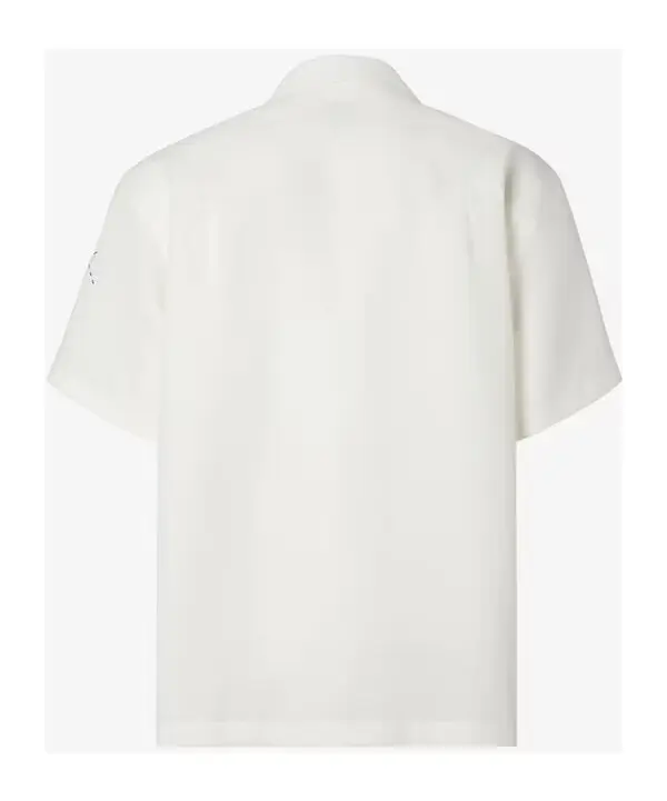 Fendi Embroidered Linen Shirt