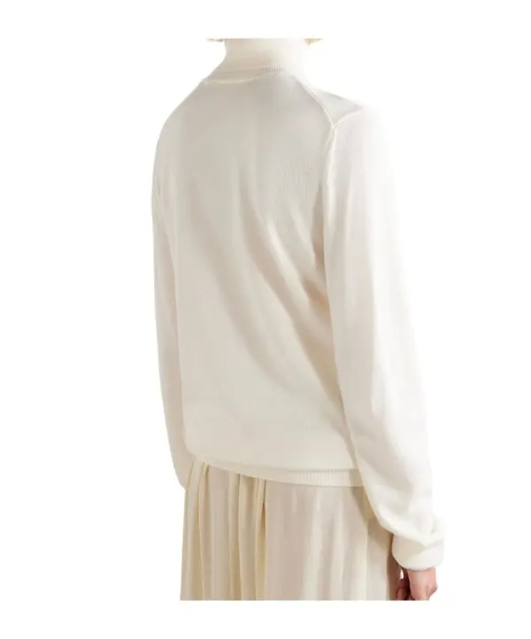 THE FRANKIE SHOP Eve Turtleneck Sweater - Ivory