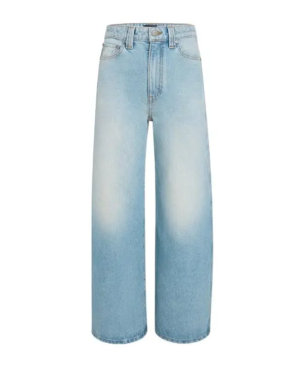 Khaite Delina High-waisted Flare Jeans - Blue