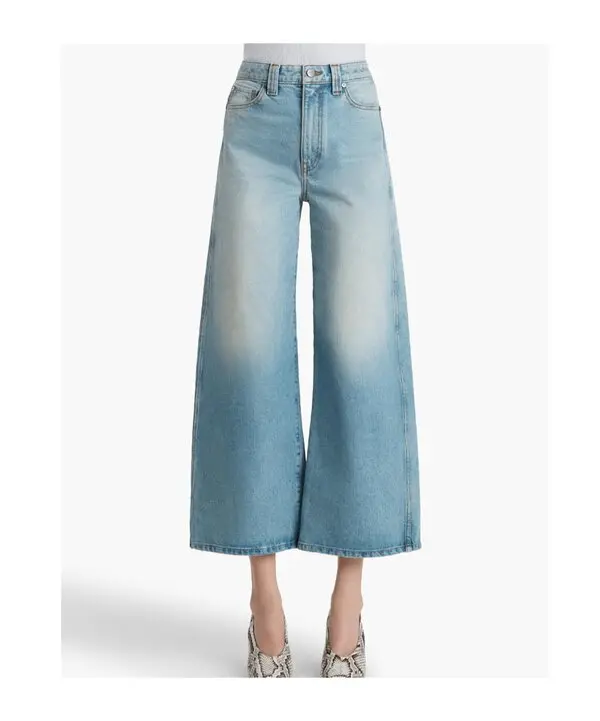 Khaite Delina High-waisted Flare Jeans - Blue