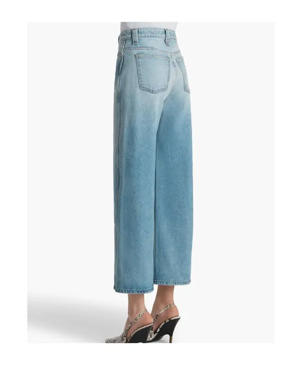 Khaite Delina High-waisted Flare Jeans - Blue