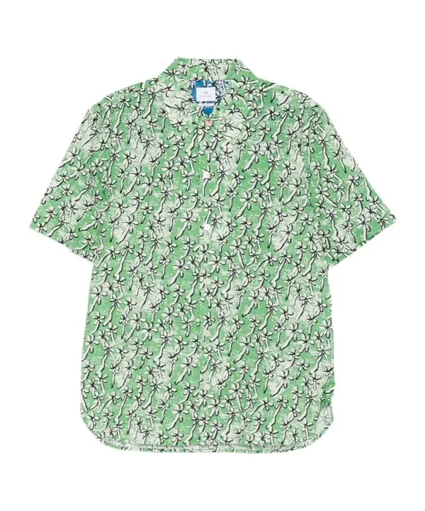 Paul Smith Floral-print Shirt - Green