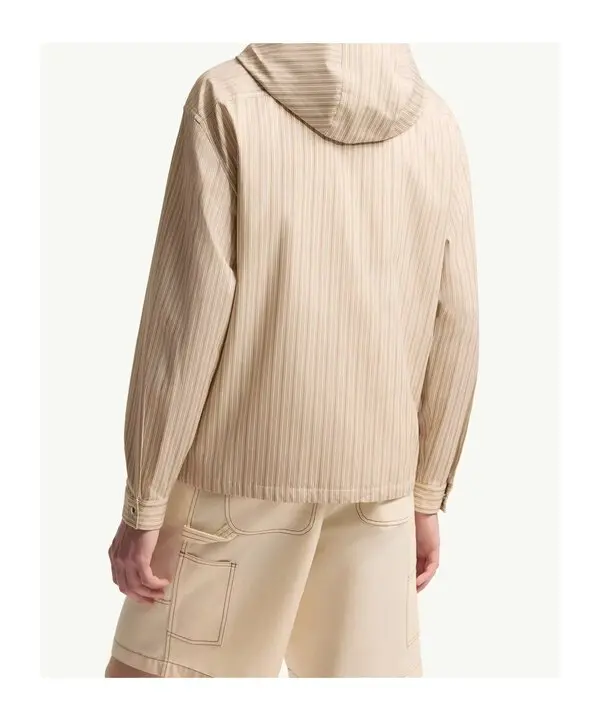Moncler Striped Cotton Poplin Shirt