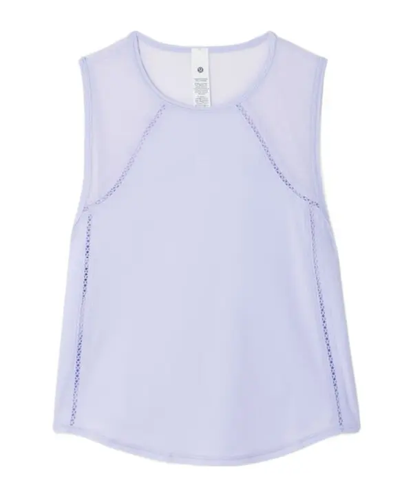 Lululemon Lace Trimmed Mesh Vest
