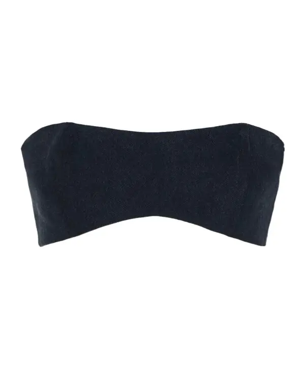 AGOLDE Denim Tube Top - Black