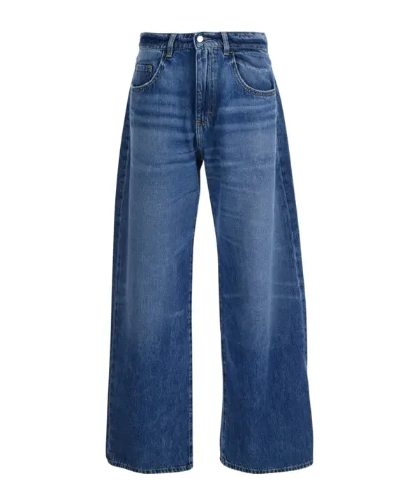 ICON DENIM LOS ANGELES Wide Leg Jeans - Blu