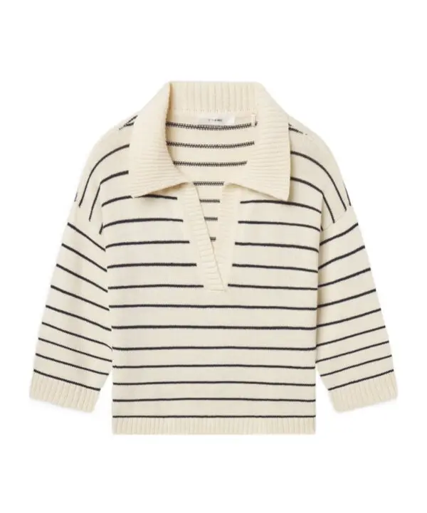 FRAME Striped Easy Pullover