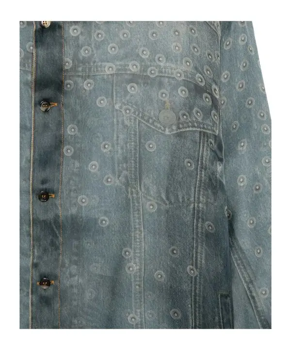 HAIKURE Maya Silk Shirt With Lapel Neck And Printed Pattern - Gray
