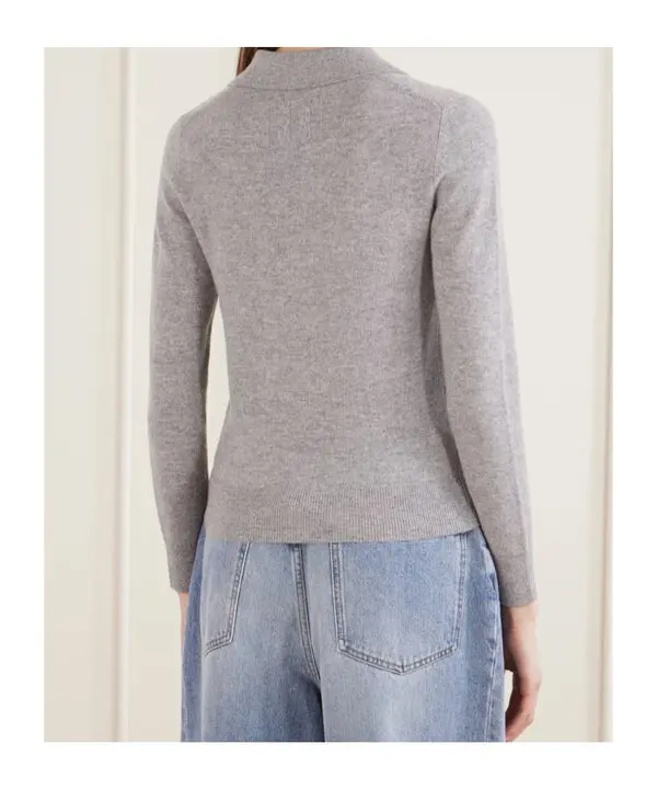 NILI LOTAN Long-sleeved Polo Shirt - Gray