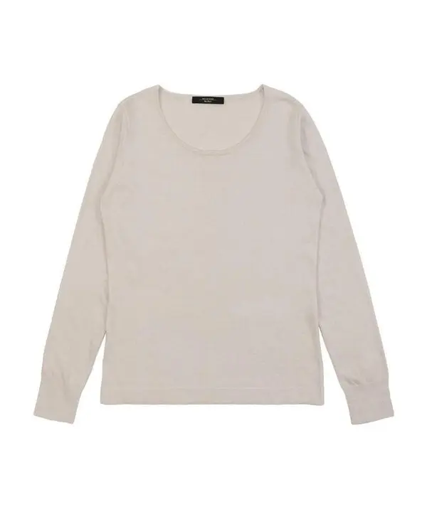 Max Mara Round Neck Long Sleeve Pullover - White