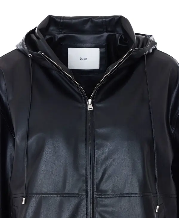 DUNST Zip-up Hooded Jacket With Drawstring Detail
