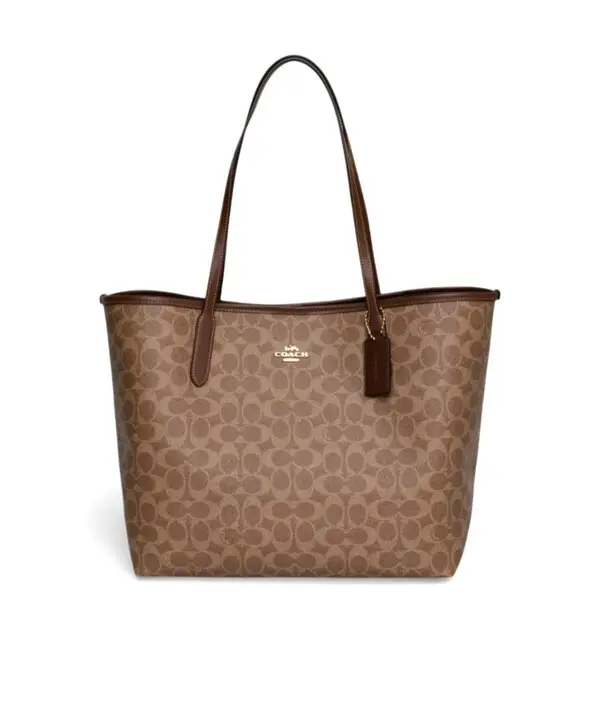 COACH Letter Logo Tote Bag