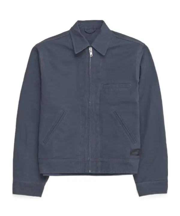 StÜssy Workgear Collared Zip Jacket - Blue