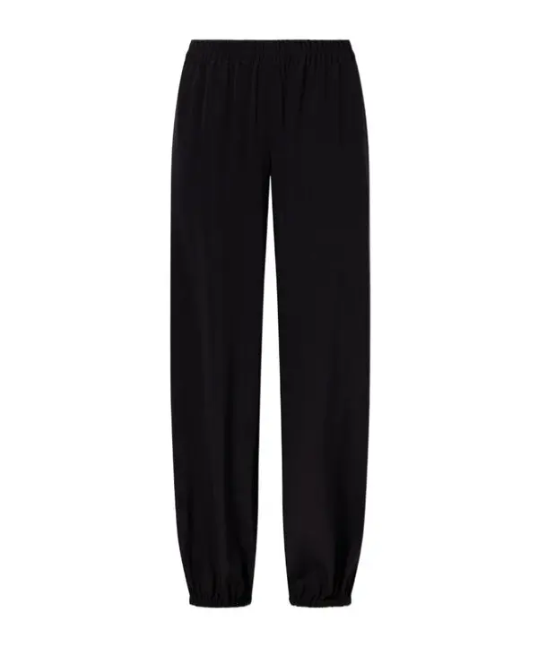 NILI LOTAN Elastic Waist Casual Pants - Black