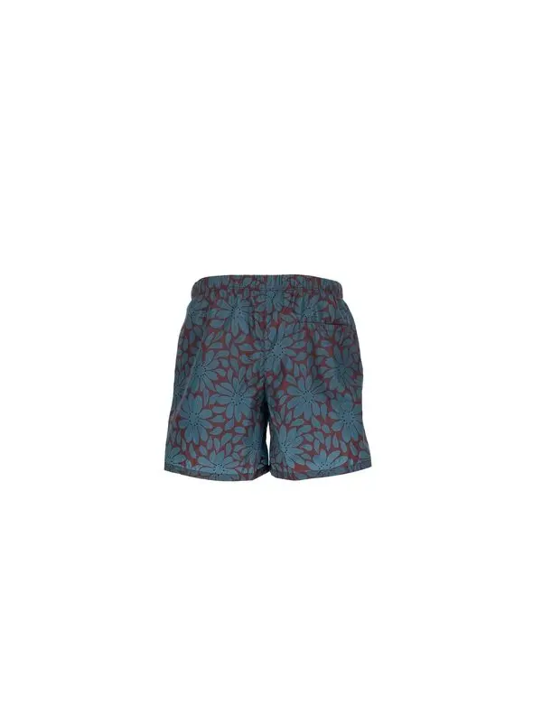 Prada Triangle-logo Mid-rise Swim Shorts