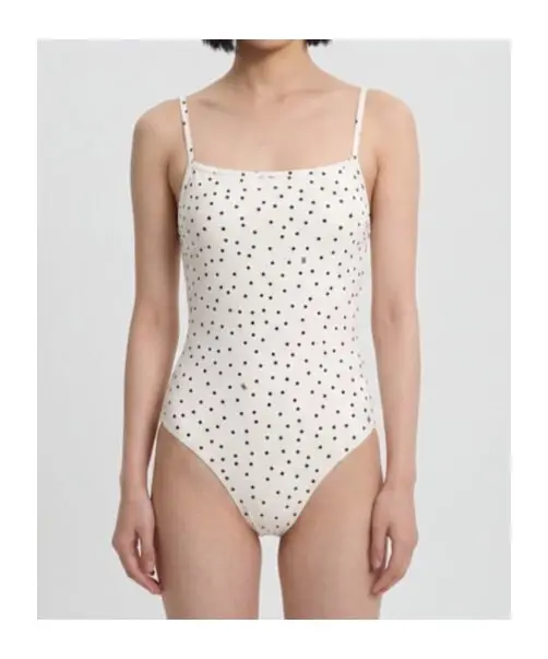 BY MALENE BIRGER Astrid Polka Dot One-piece Swimsuit
