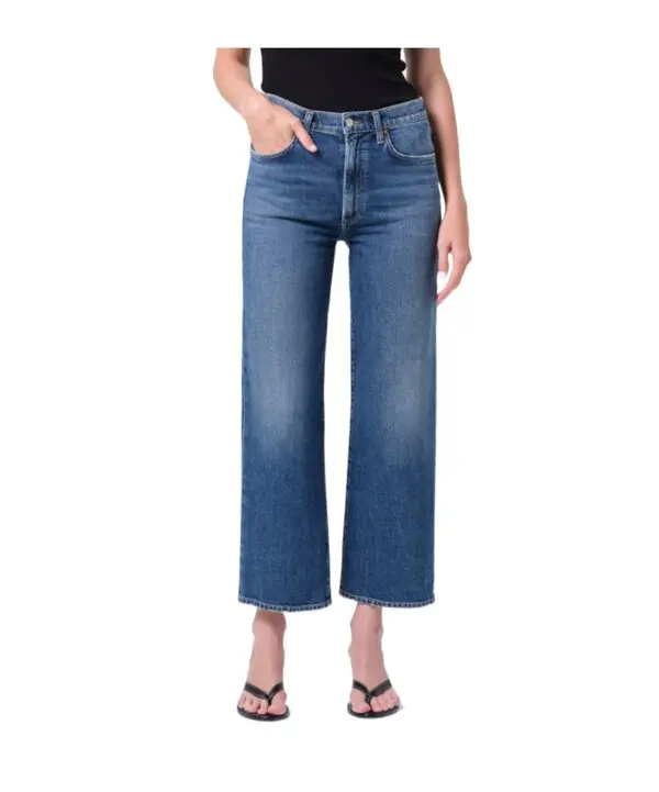 AGOLDE Harper Cropped Jeans - River