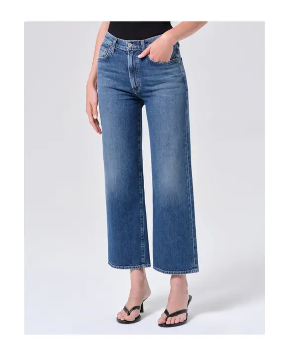 AGOLDE Harper Cropped Jeans - River