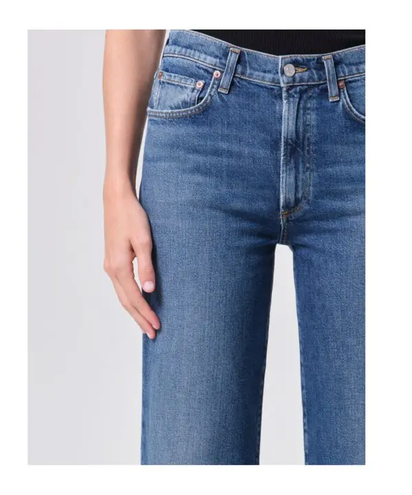 AGOLDE Harper Cropped Jeans - River