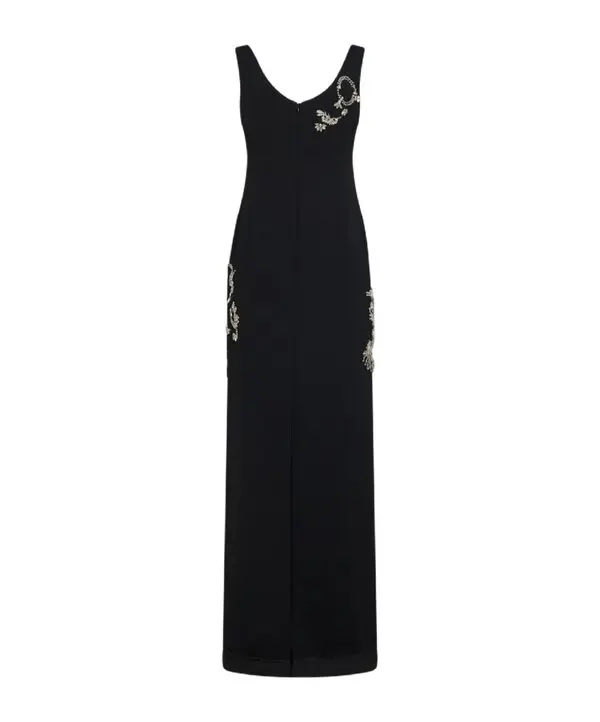 Dries Van Noten Embellished Sleeveless Maxi Dress