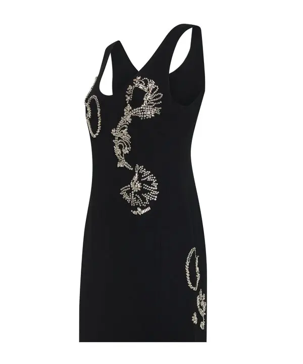Dries Van Noten Embellished Sleeveless Maxi Dress