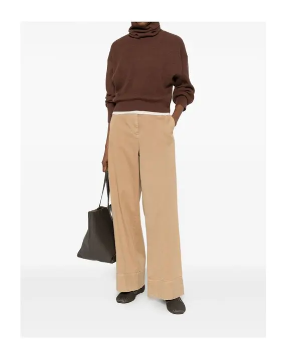 Brunello Cucinelli Roll-neck Sweater - Brown