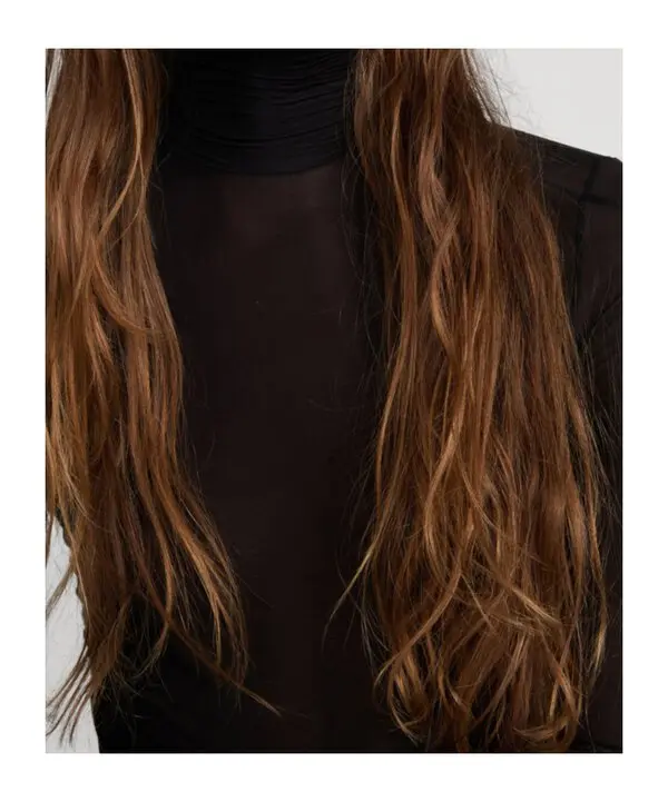 FRAME Semi-transparent High-collar Long-sleeve Cover-up