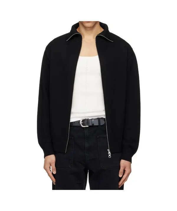 COURREGES Long-sleeved Zip-up Cardigan