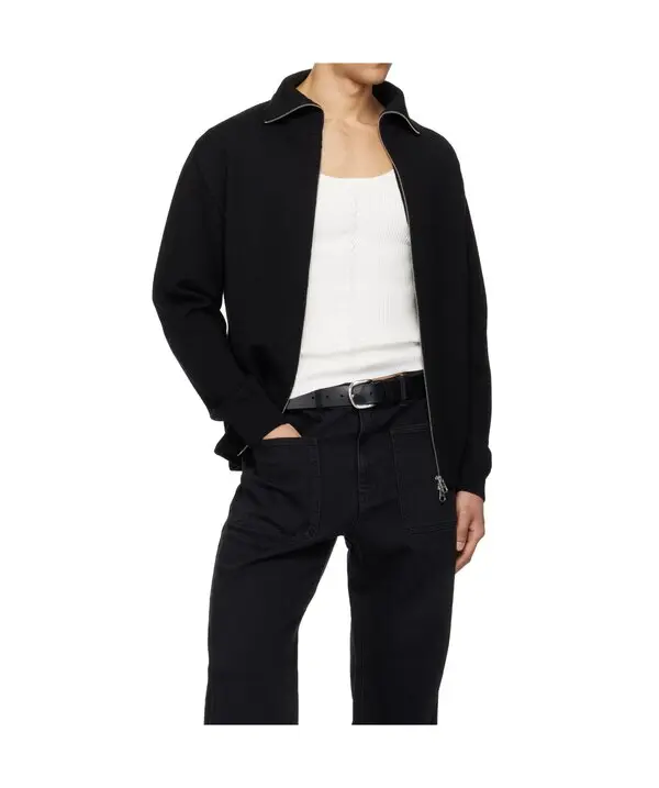 COURREGES Long-sleeved Zip-up Cardigan