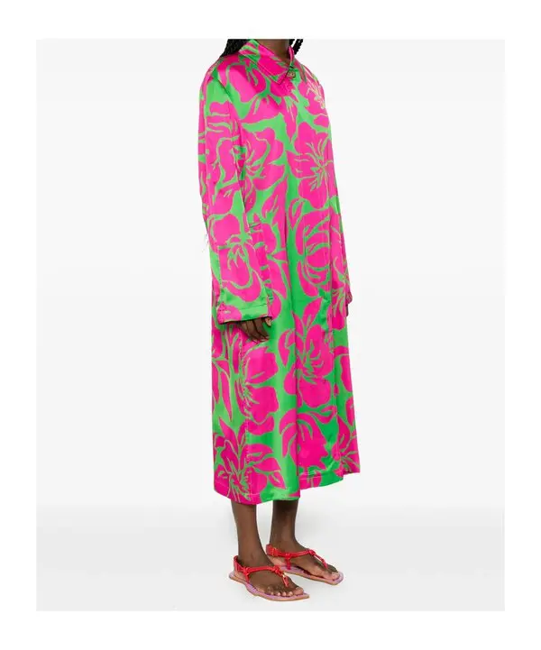 Dries Van Noten Long-sleeve Trench Coat - Pink