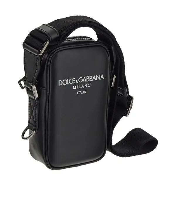 Dolce & Gabbana Logo Print Shoulder Bag
