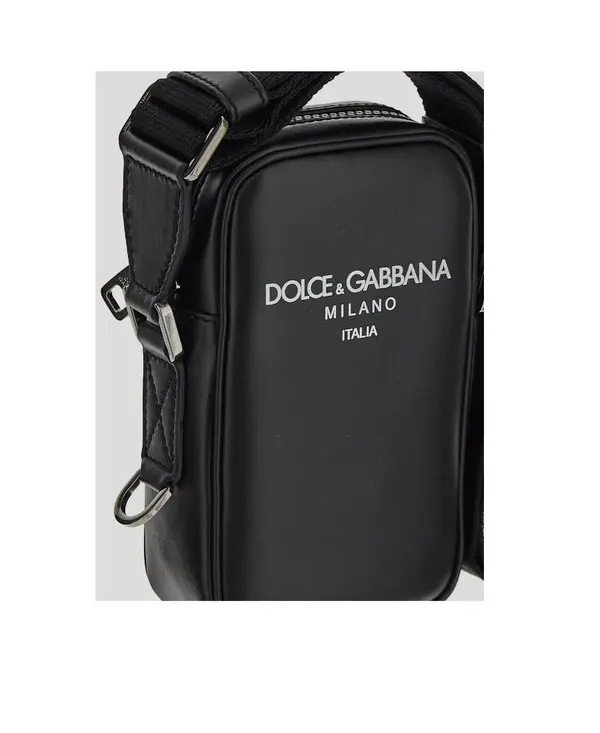 Dolce & Gabbana Logo Print Shoulder Bag